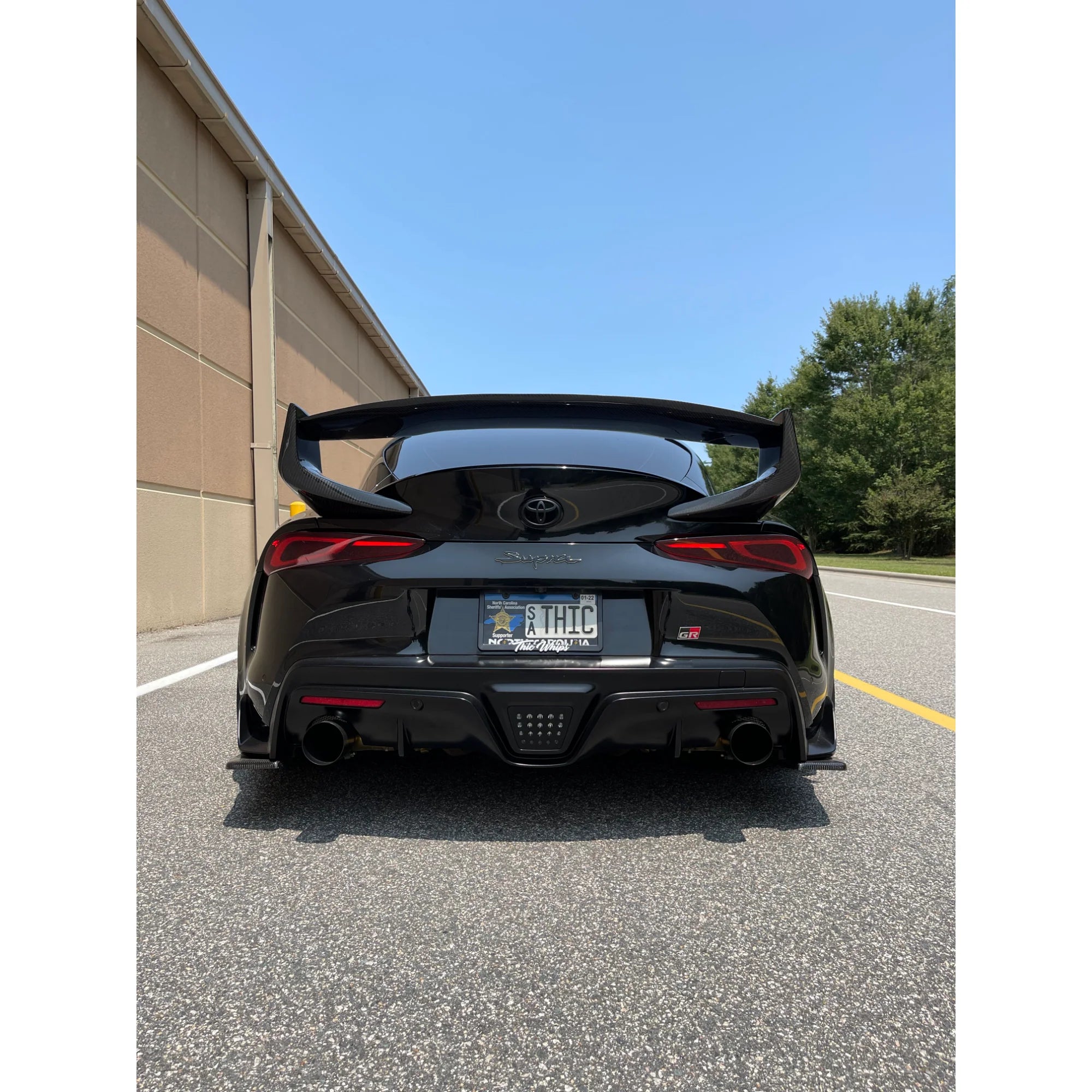 TOYOTA A90 A91 MK5 SUPRA ST STYLE CARBON FIBER TRUNK WING SPOILER ...