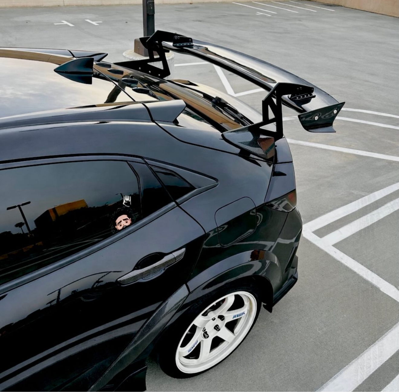 Spn Style CARBON WING for FK8 CIVIC TYPE-R | FK7 CIVIC – specring