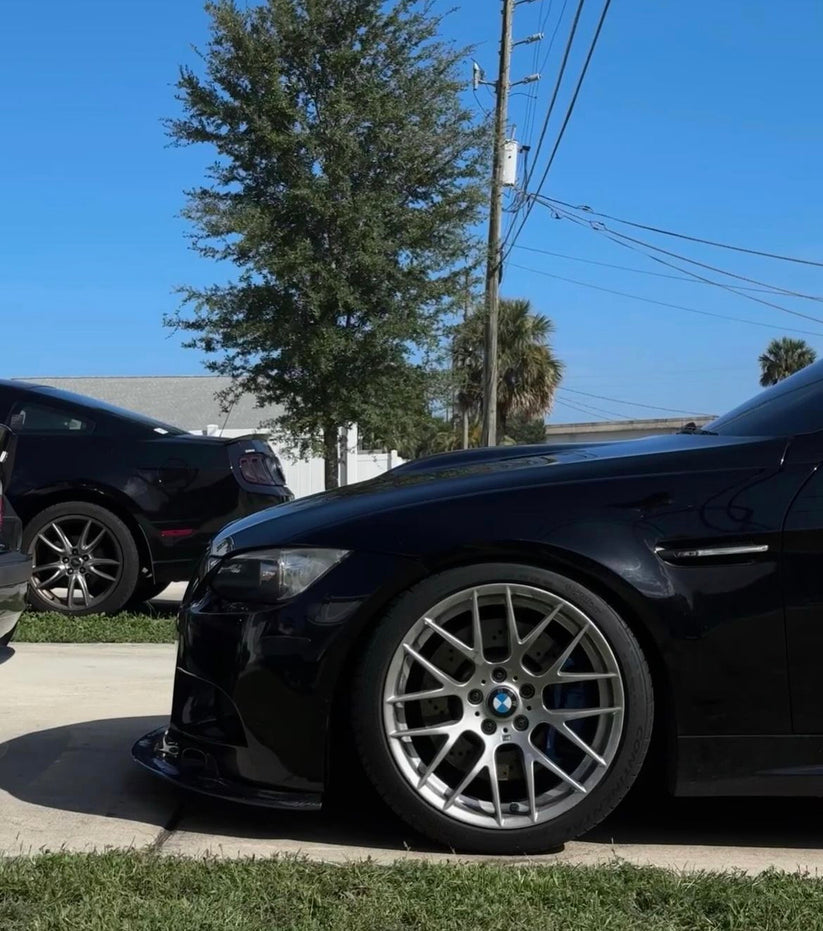 BMW E90 E92 E93 M3 Pre-Drilled GT4 V2 Style Carbon Fiber Front Lip – specring